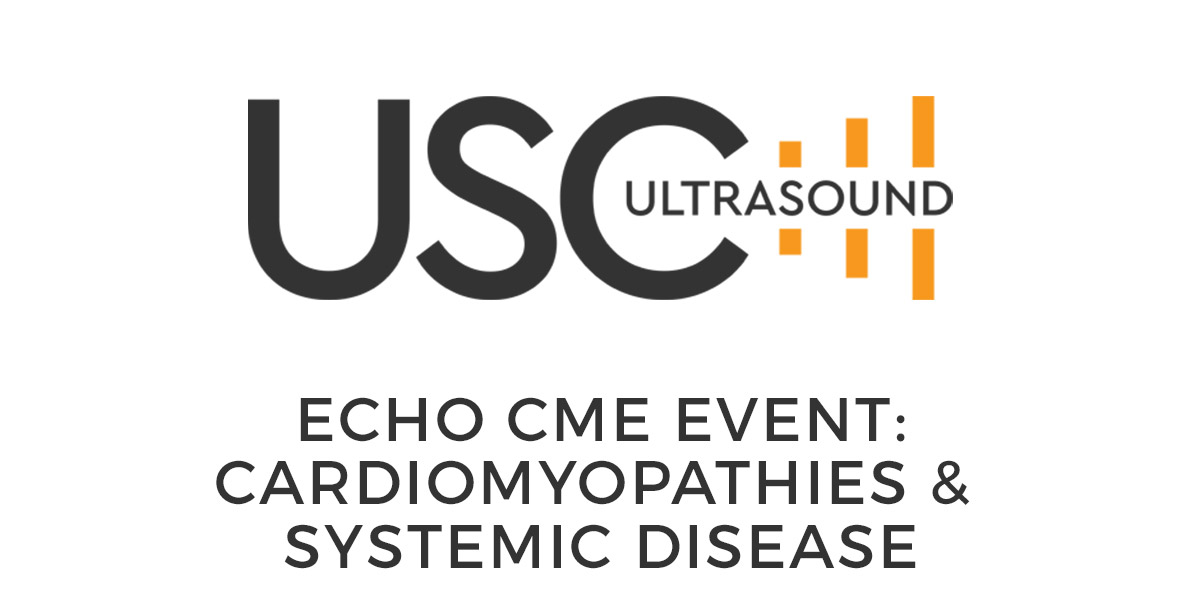 Free ECHO CME Event on Cardiomyopathies & Systemic Disease